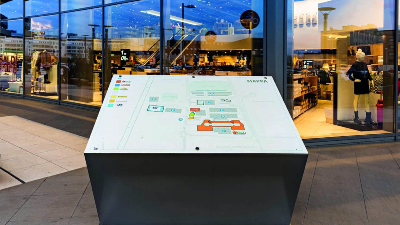 Mappa - Centro Commerciale I Gigli
